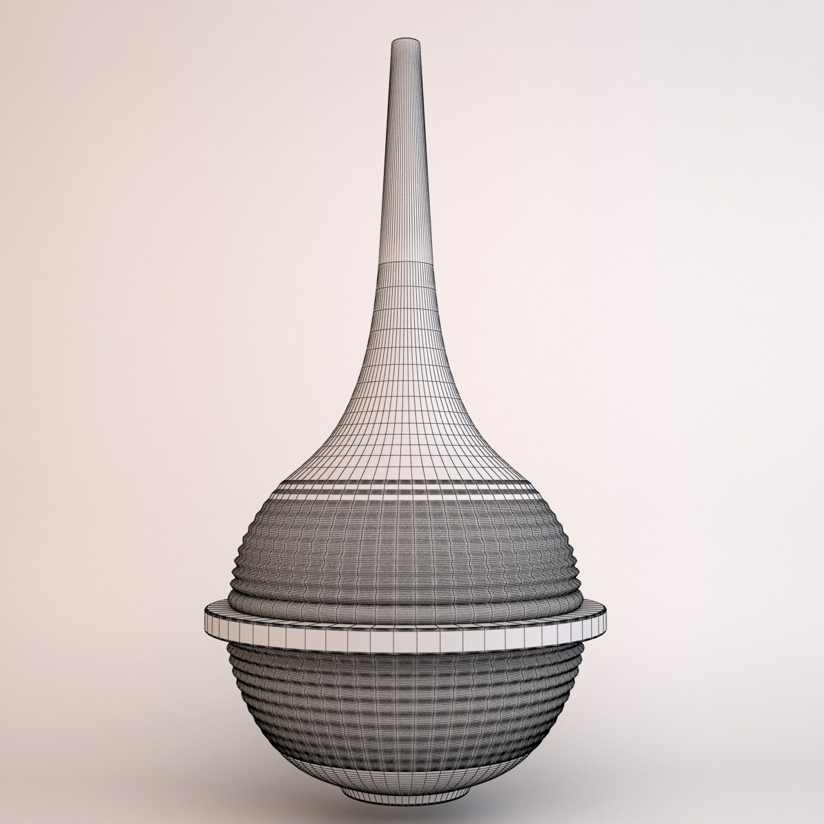 nose bulb aspirator 3d model