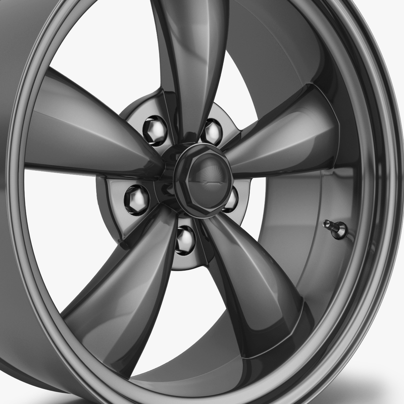 3d wheel rim mustang model