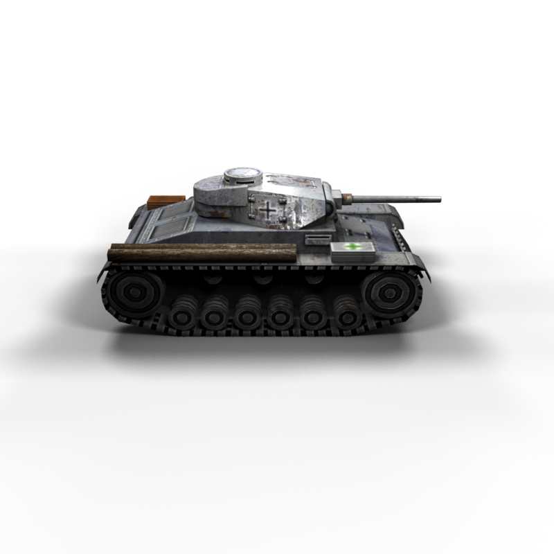 panzer 3 ausf f 3d model