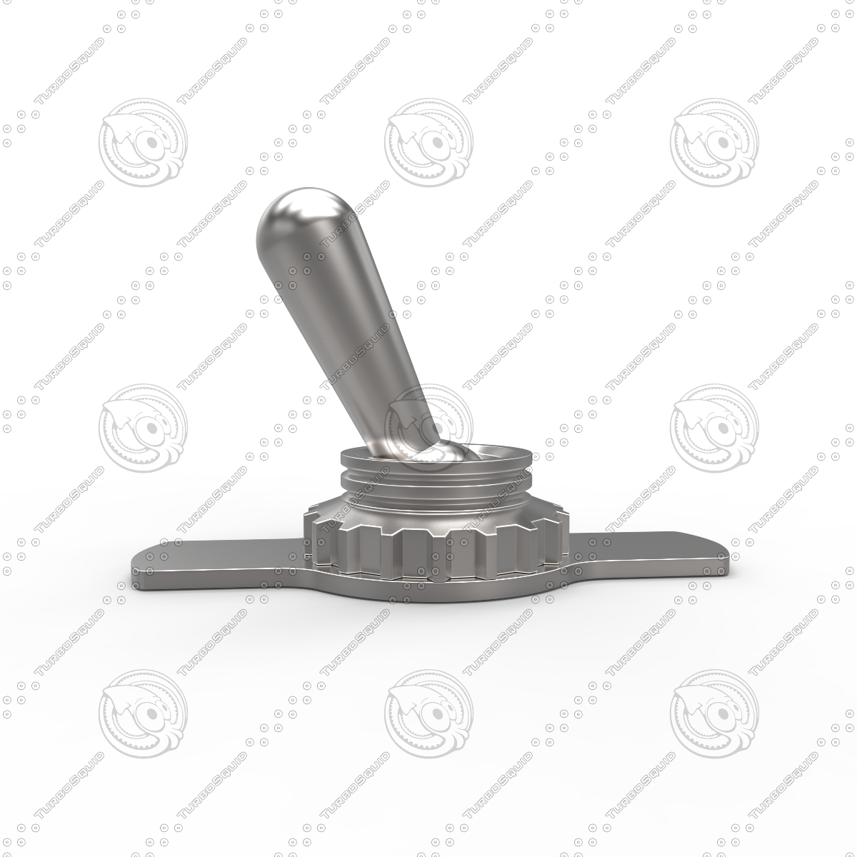 3d toggle switch button model