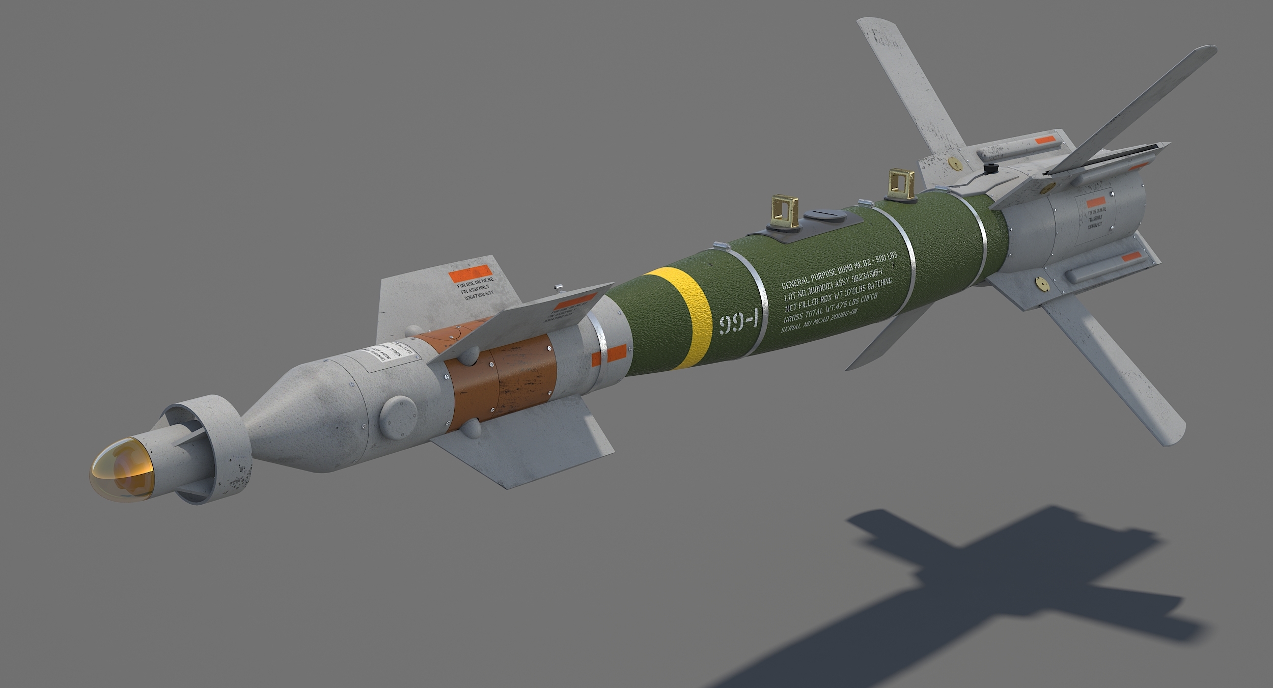 gbu-12 paveway ii 3d max