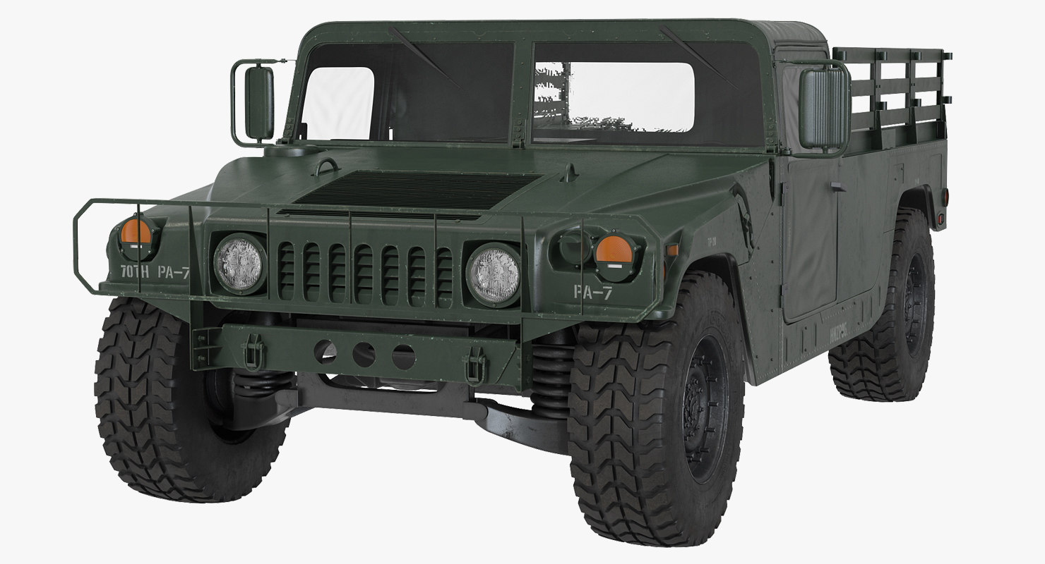 3d cargo troop carrier hmmwv