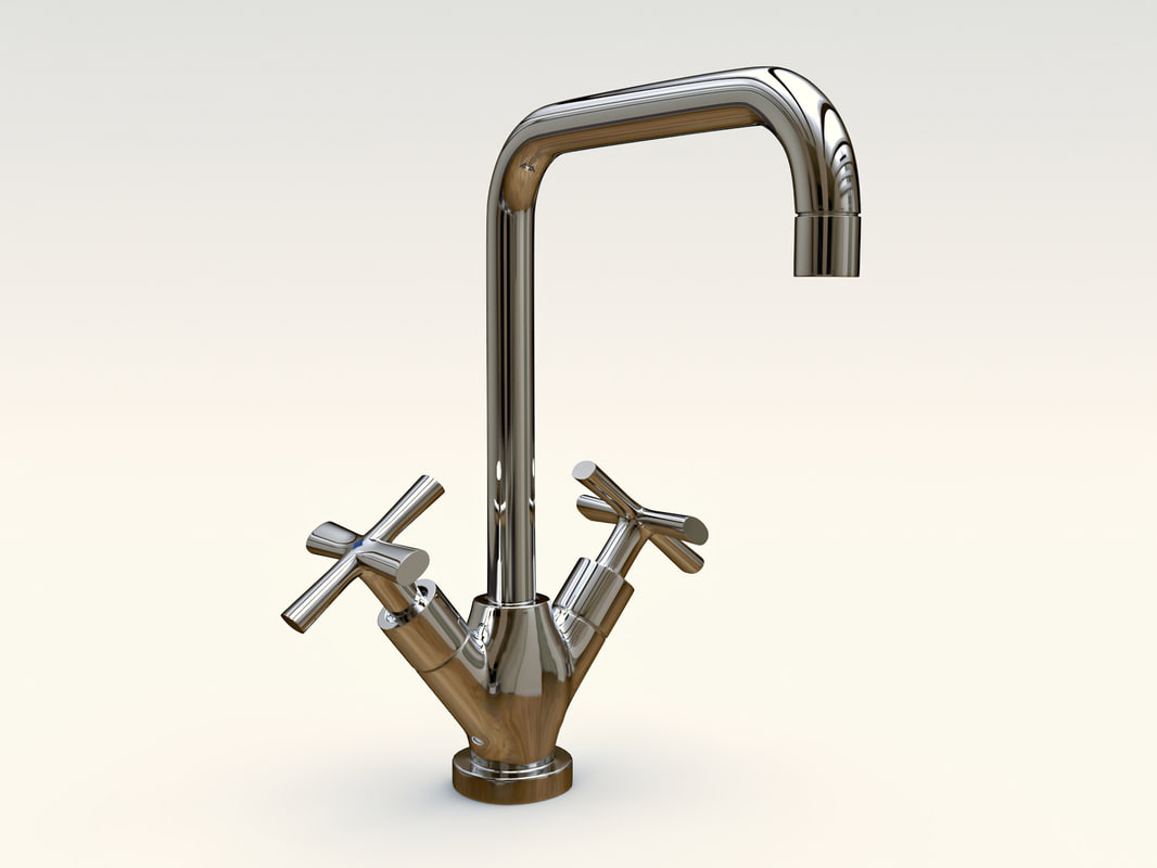 kitchen faucet 3d max