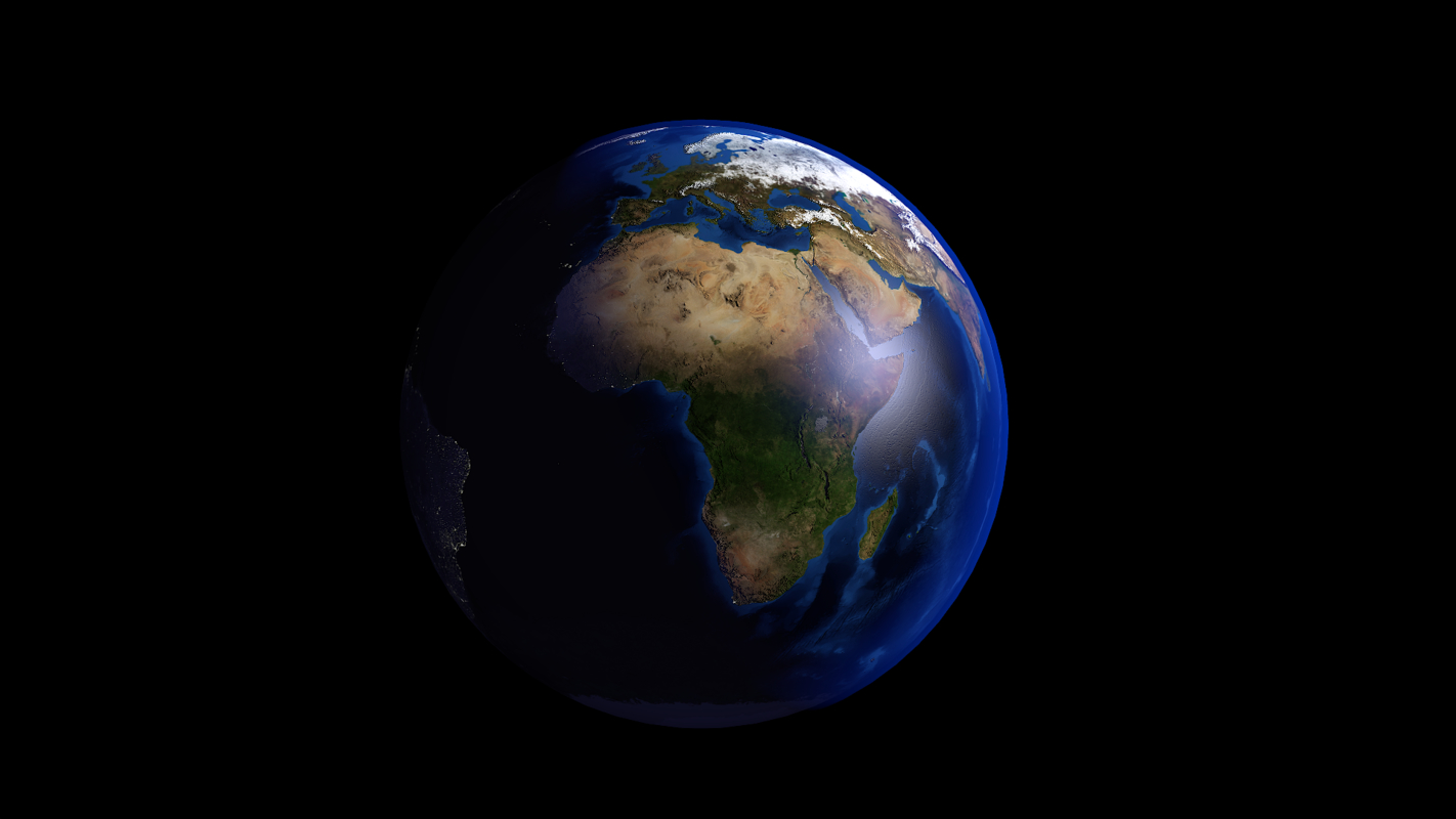 3d model earth 10k blender