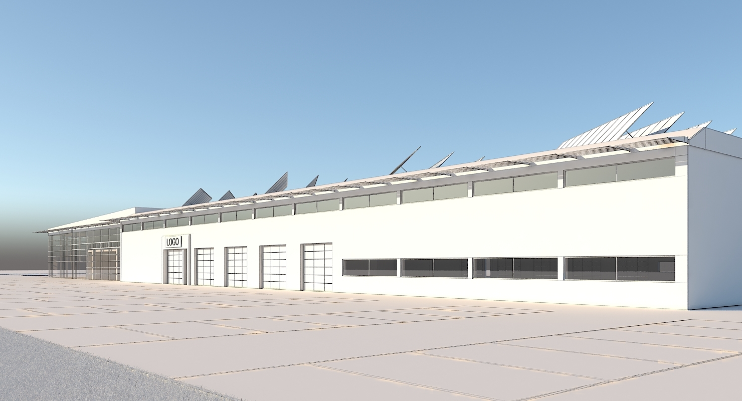 3d model car dealership