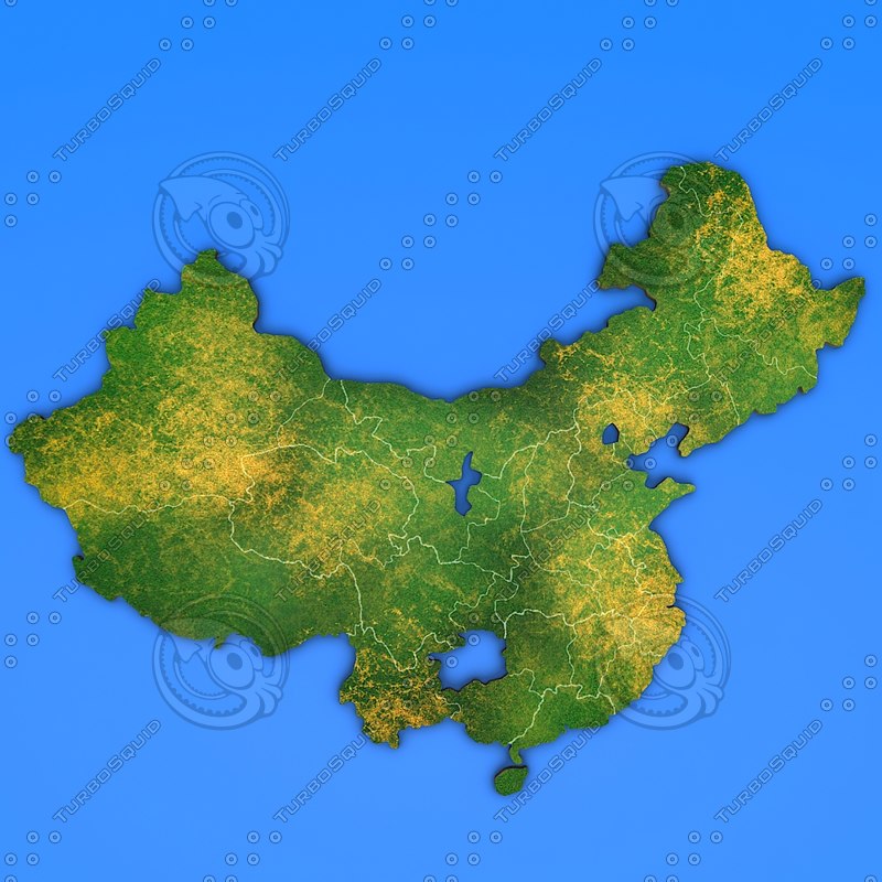 china country 3d model