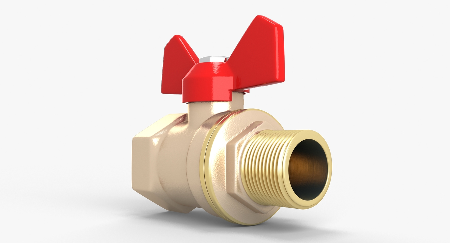 water valve 3d max