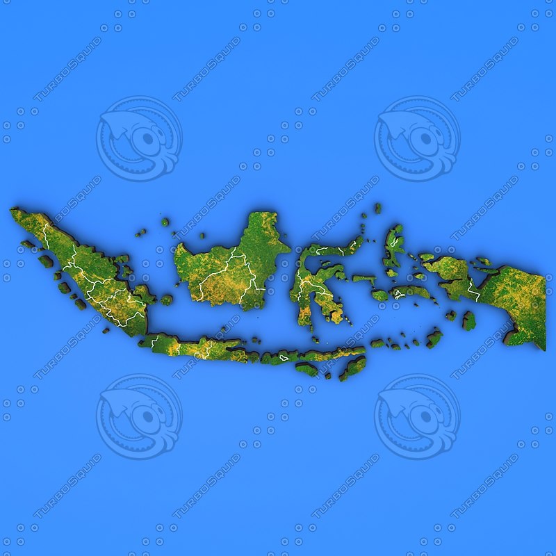 3d indonesia country