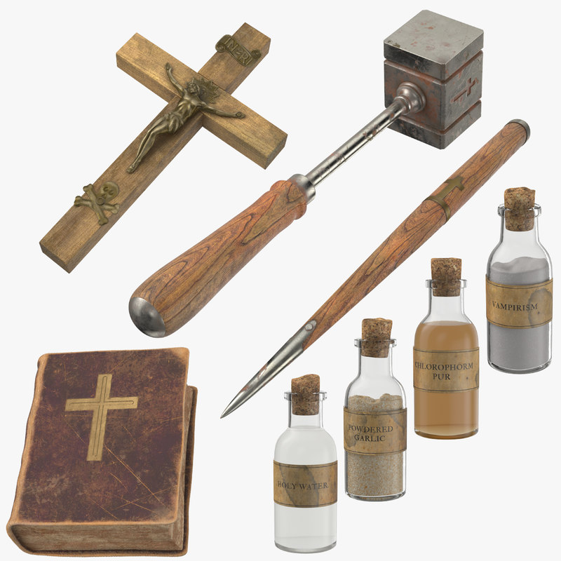 vampire hunting kit hunter 3d max