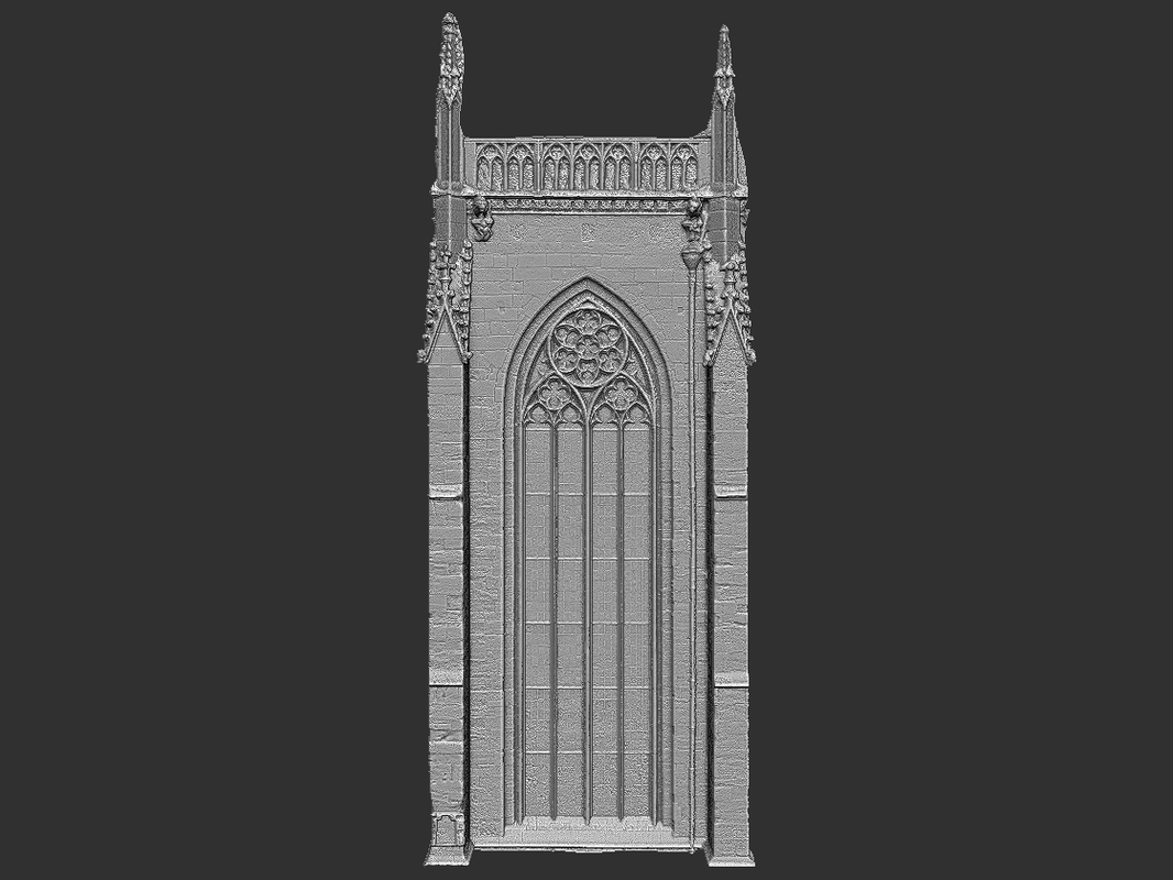 gothic architecture 3d model