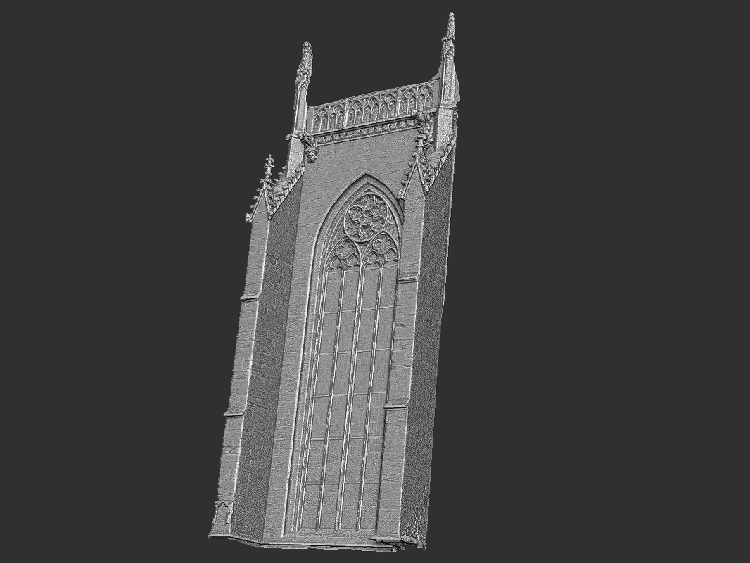 gothic architecture 3d model