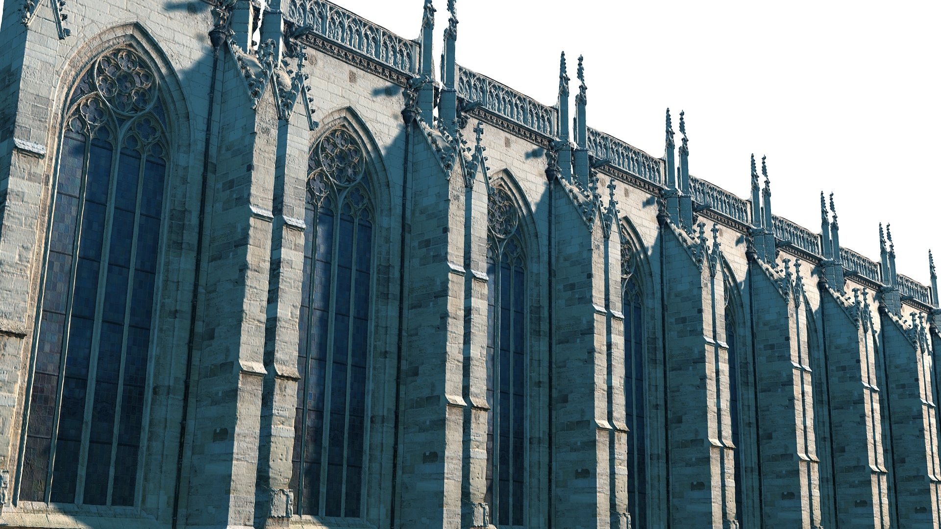 gothic architecture 3d model