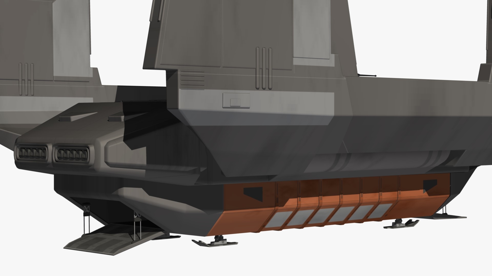 3d imperial cargo shuttle model