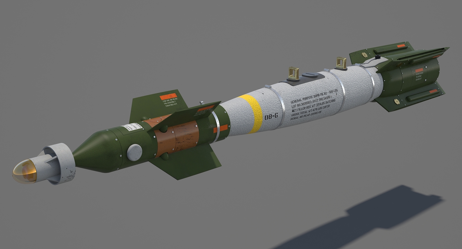 gbu-12 paveway ii 3d max