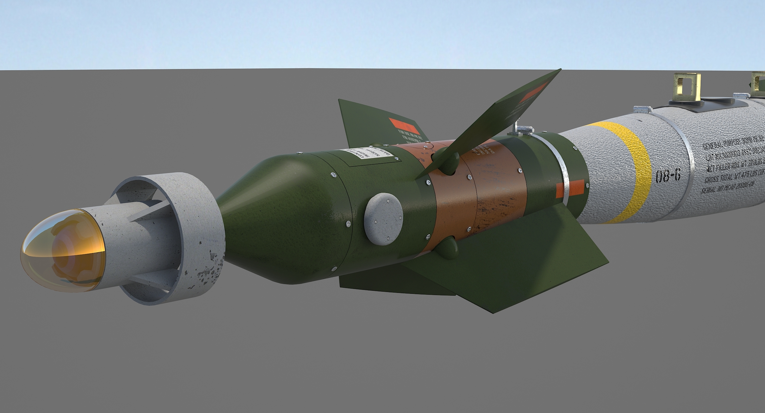 gbu-12 paveway ii 3d max