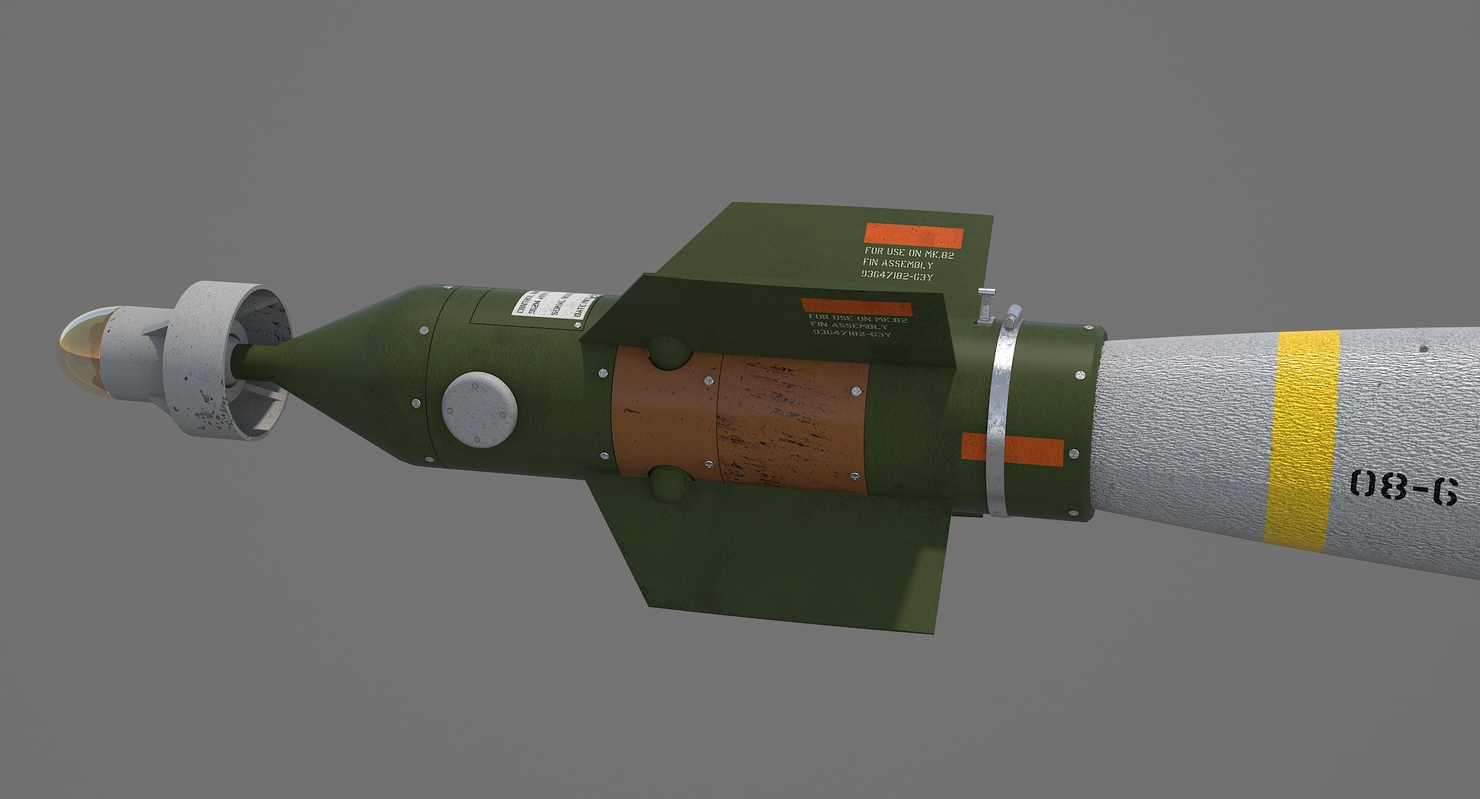 gbu-12 paveway ii 3d max