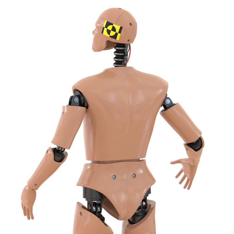 male crash test dummy 3d model