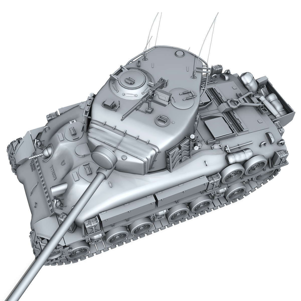 3d m-51 super sherman tanks