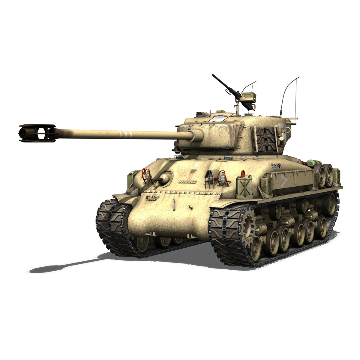 3d m-51 sherman tanks isherman