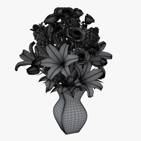 3d model flower