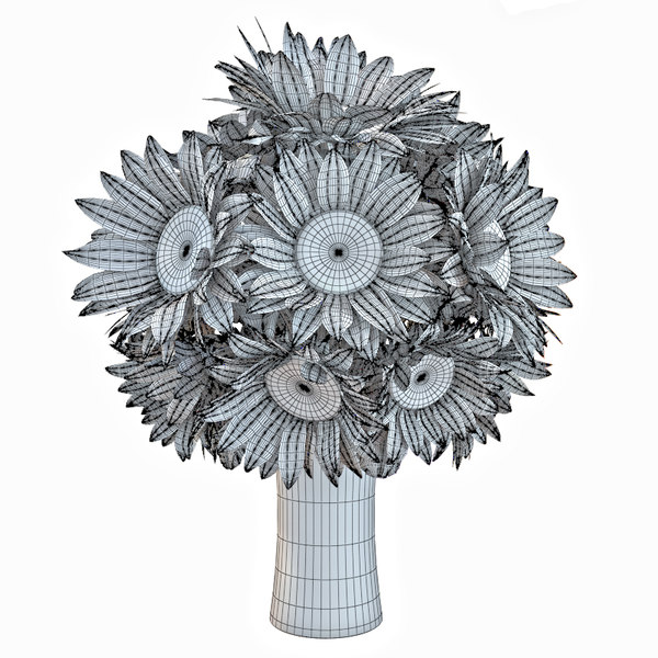 3d model flower