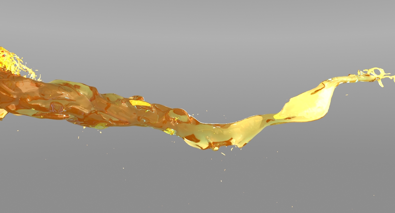 3d model flow shaders milk