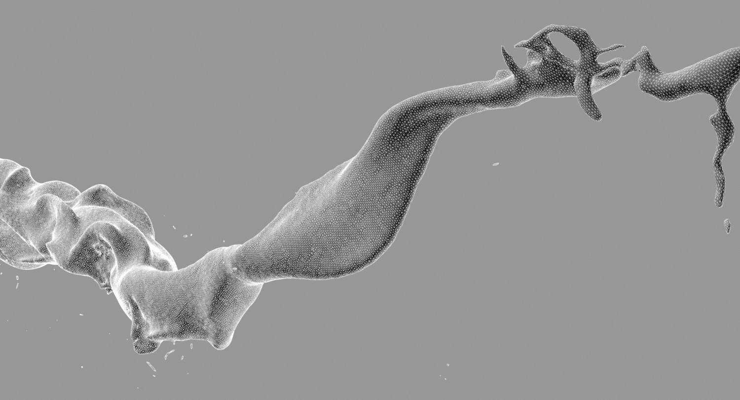 3d model flow shaders milk