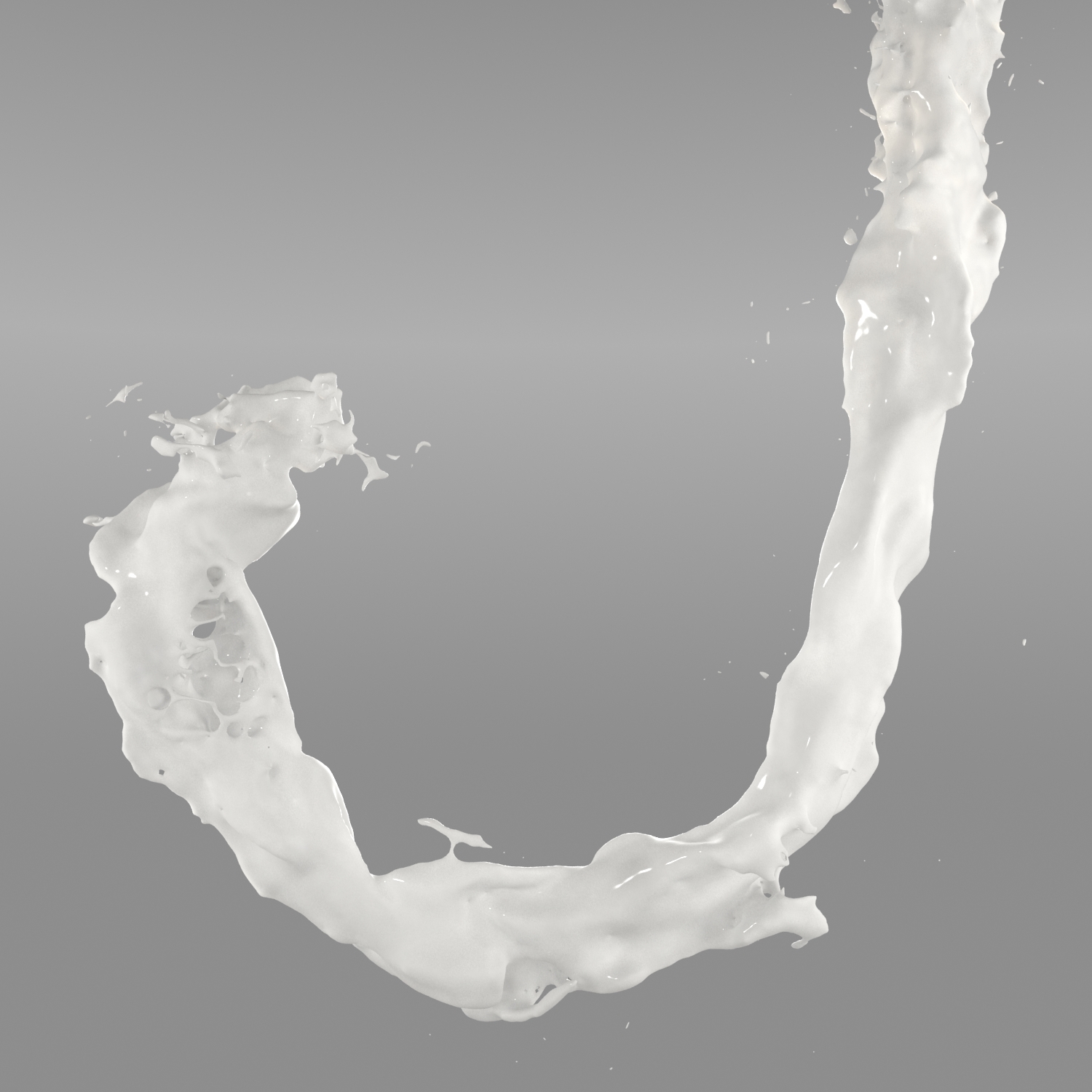 3d liquid flow pack model