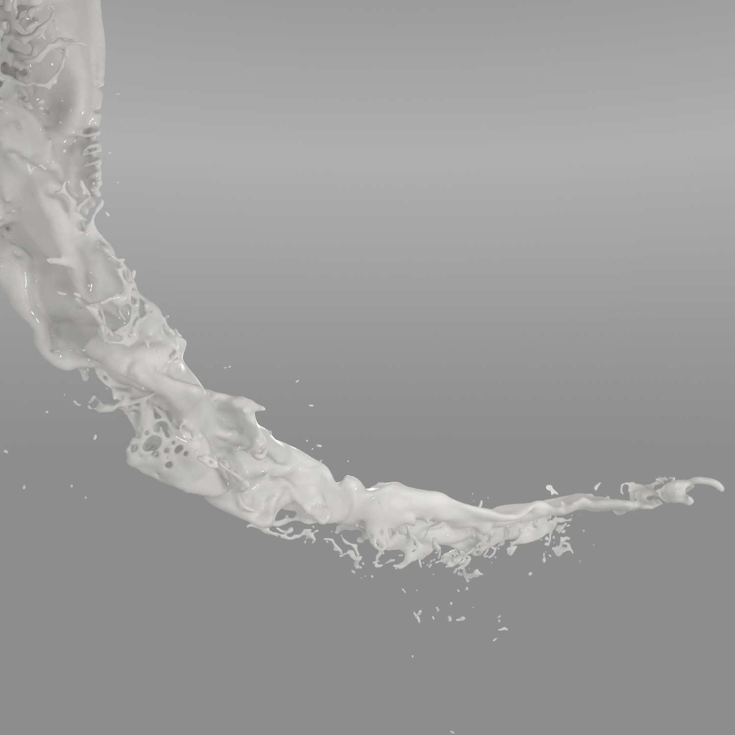3d liquid flow pack model