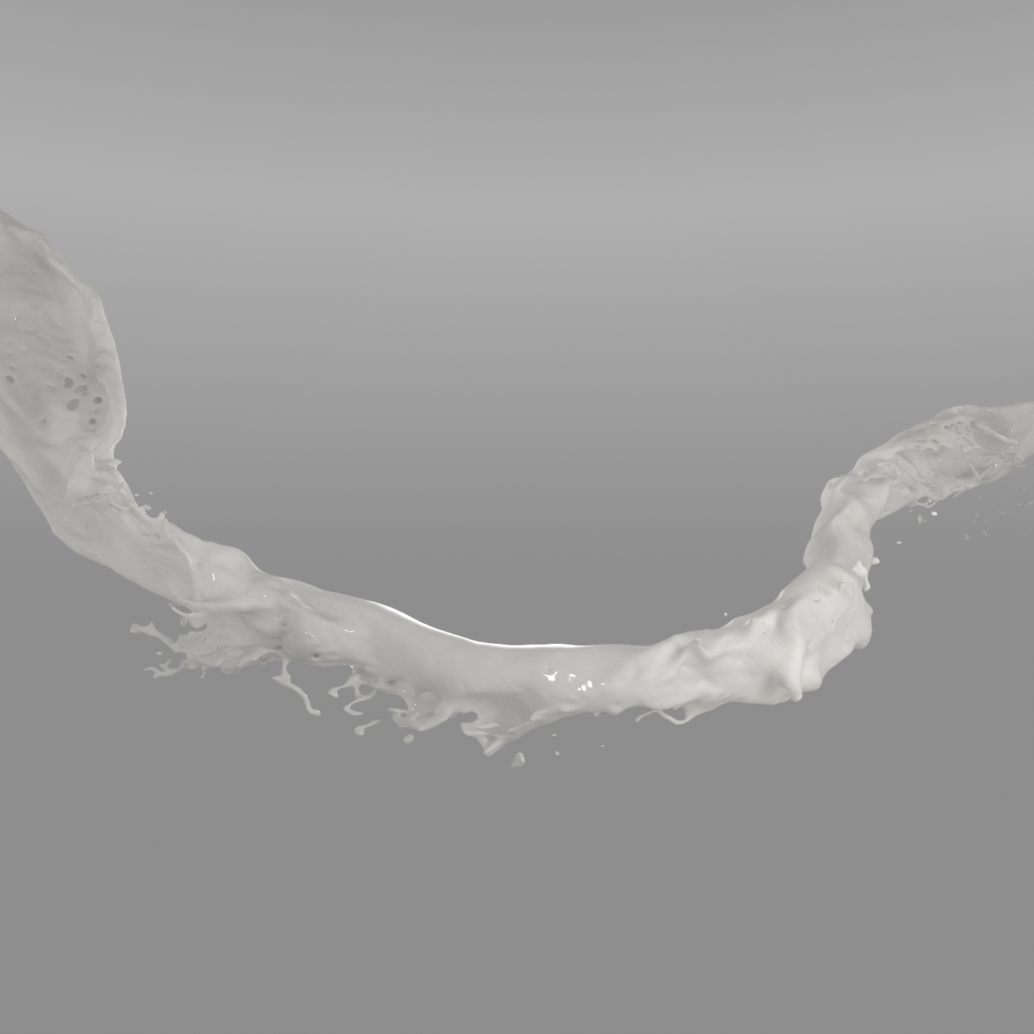 3d liquid flow pack model