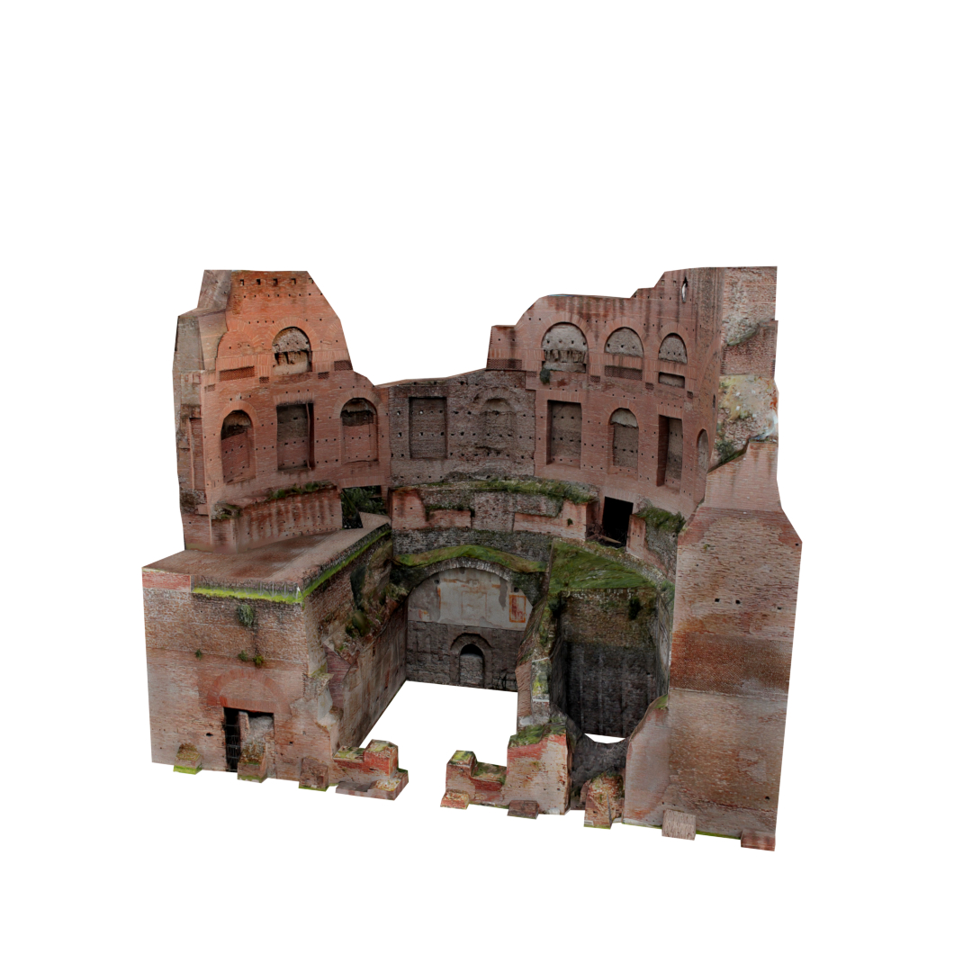 3d model roman building