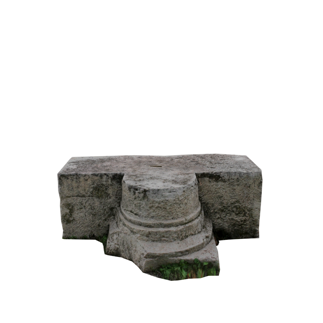 3d model stone block 3