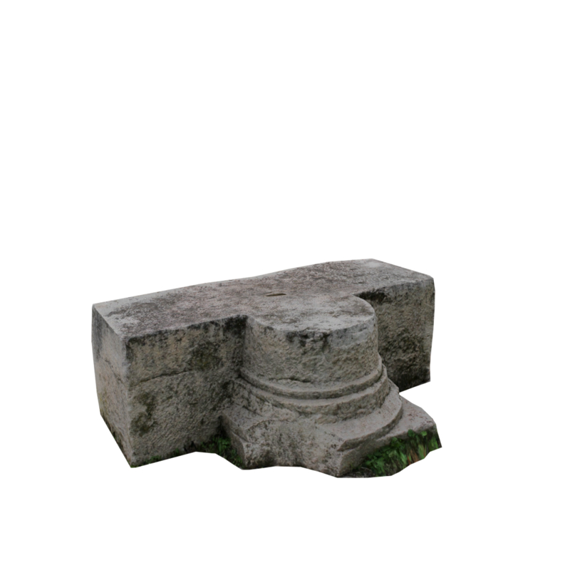 3d model stone block 3