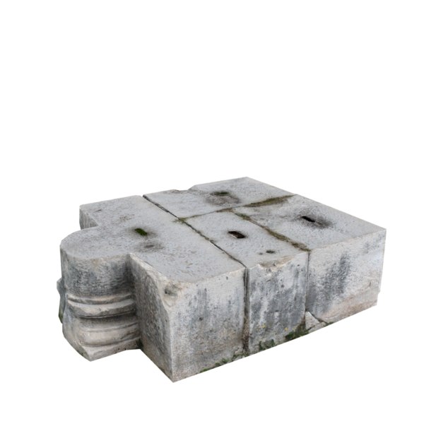stone block 1 3d model