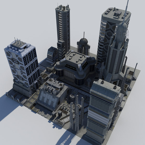 block science fiction city max