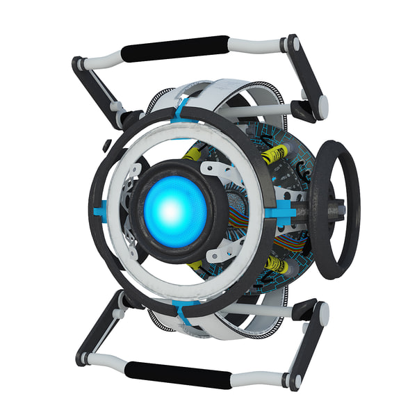 wheatley portal 3d model