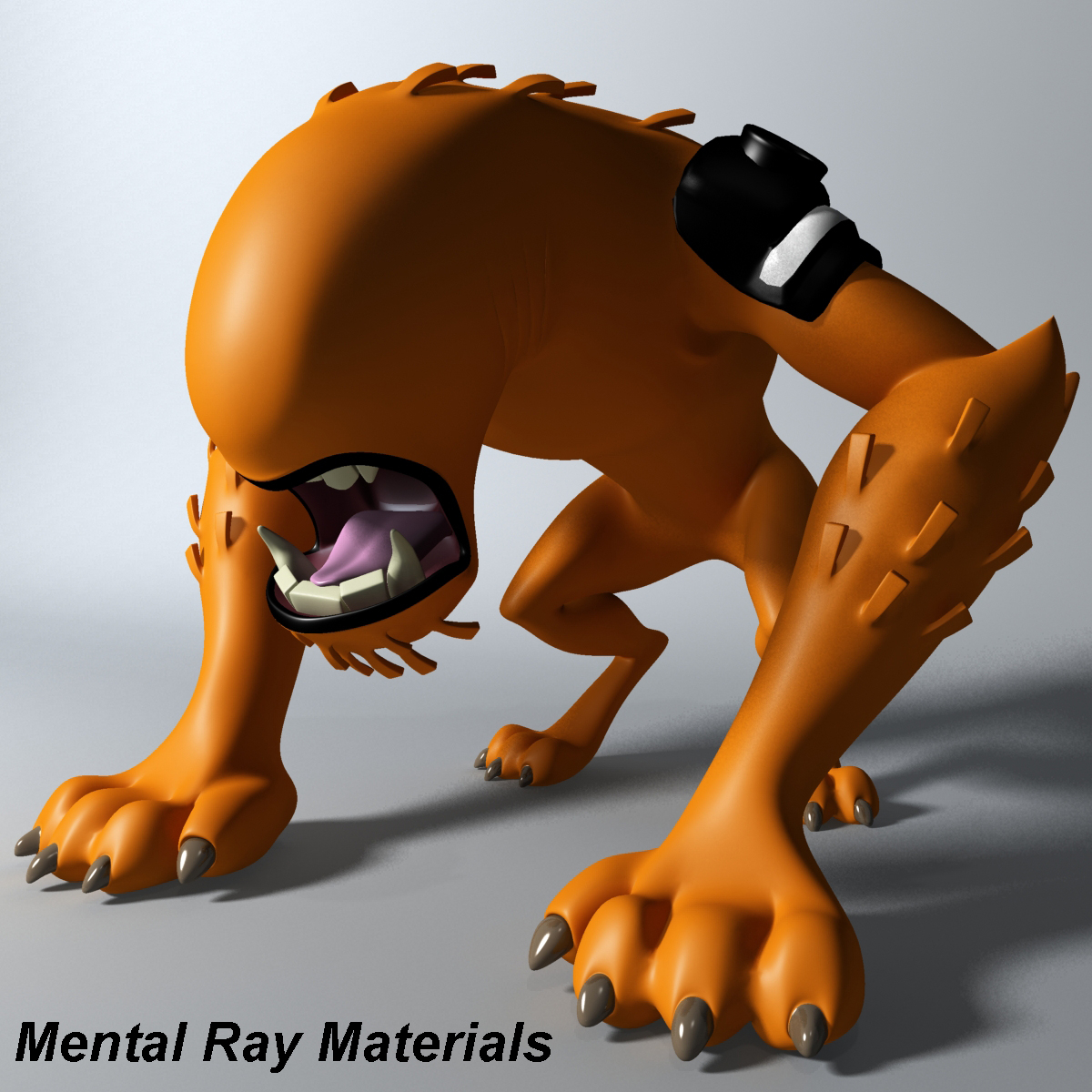 3d model ben 10 wildmutt rigged