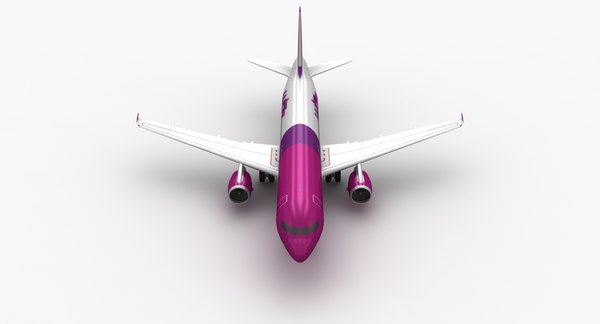 3d airbus a320 wizz air model