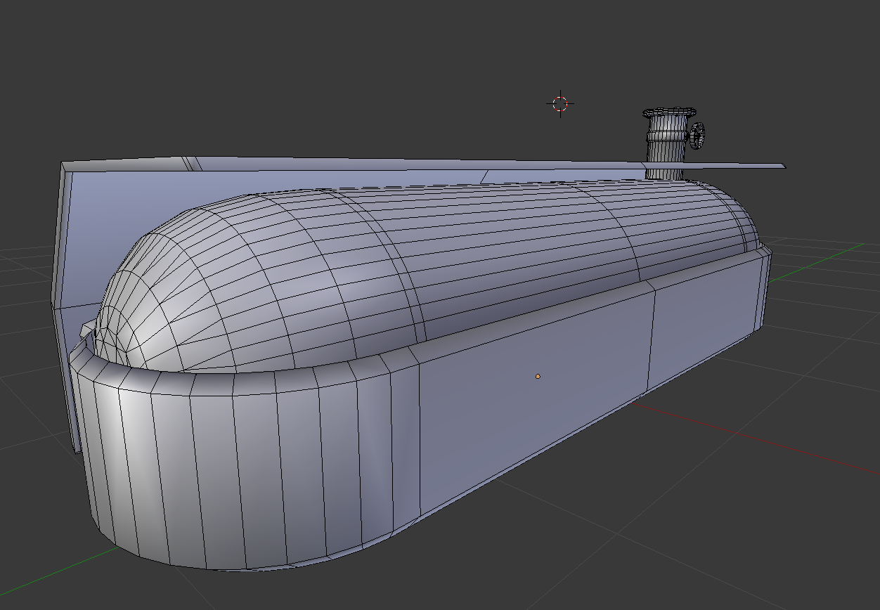 fuel tank 3d obj