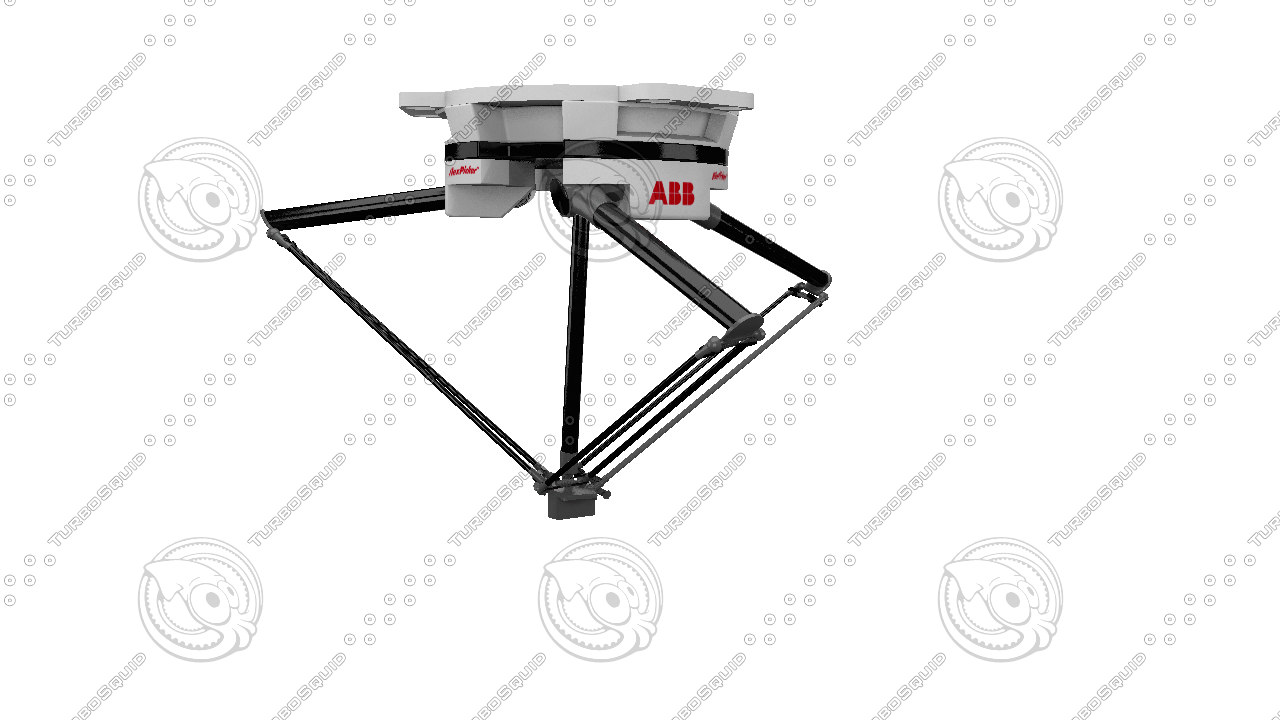 3d spider robot robo model