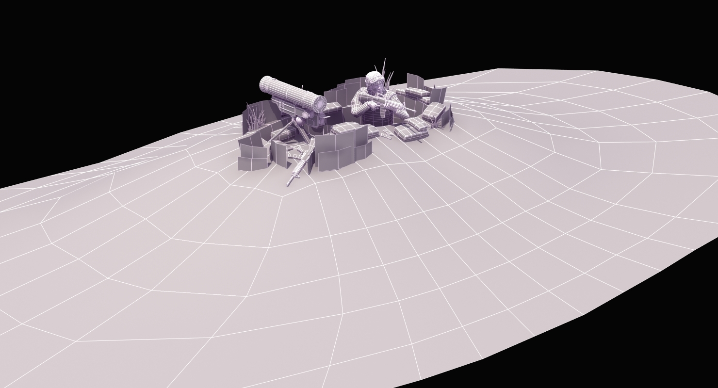 3d foxhole military atgm