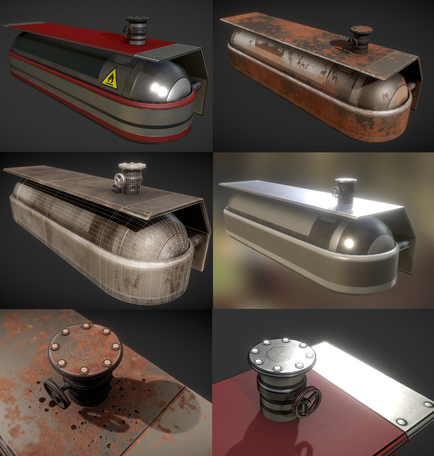 fuel tank 3d x