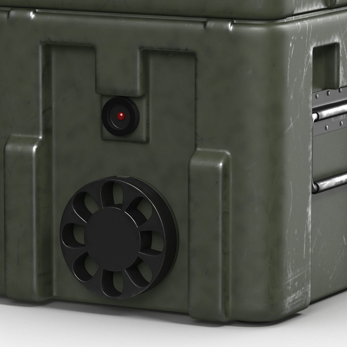 3d model military lithium battery box