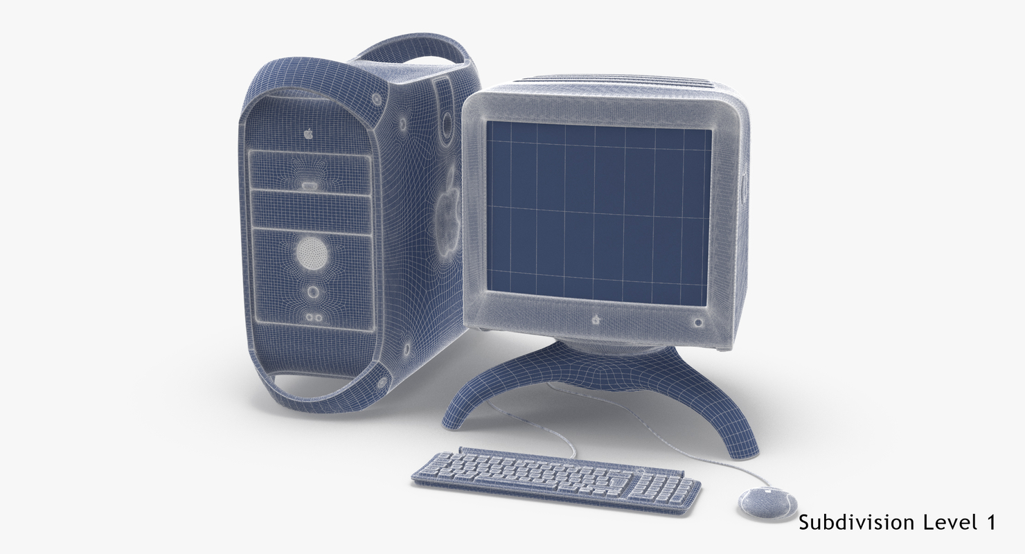 studio display power mac 3d c4d