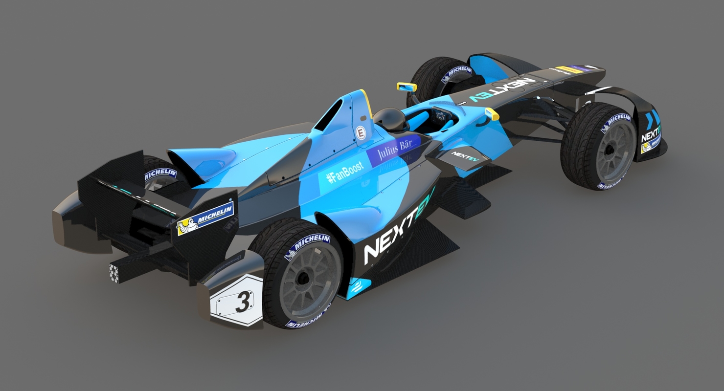 modelo 3d NEXTEV NIO Formula E Season 2016-17 - TurboSquid 1104308
