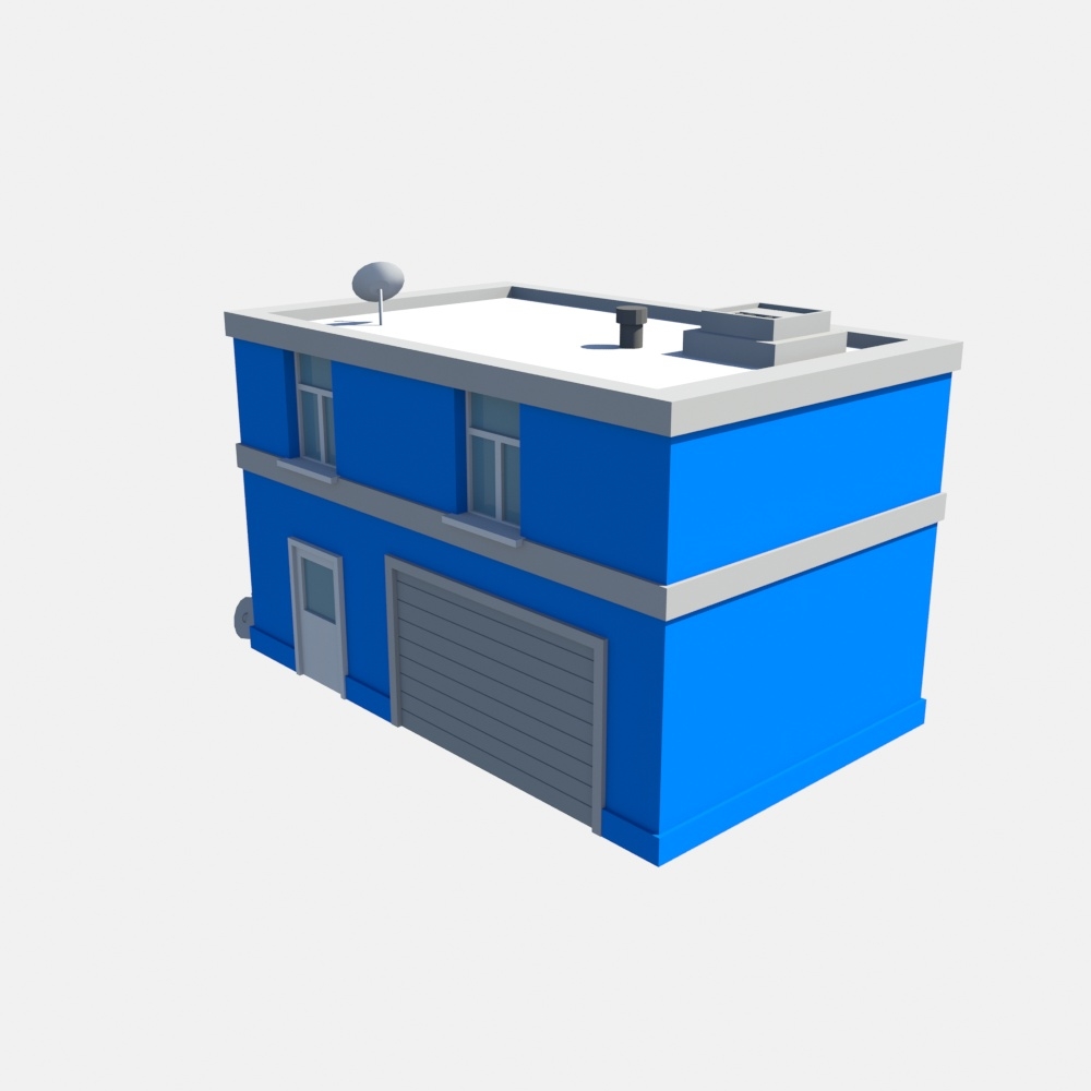garage 3d model