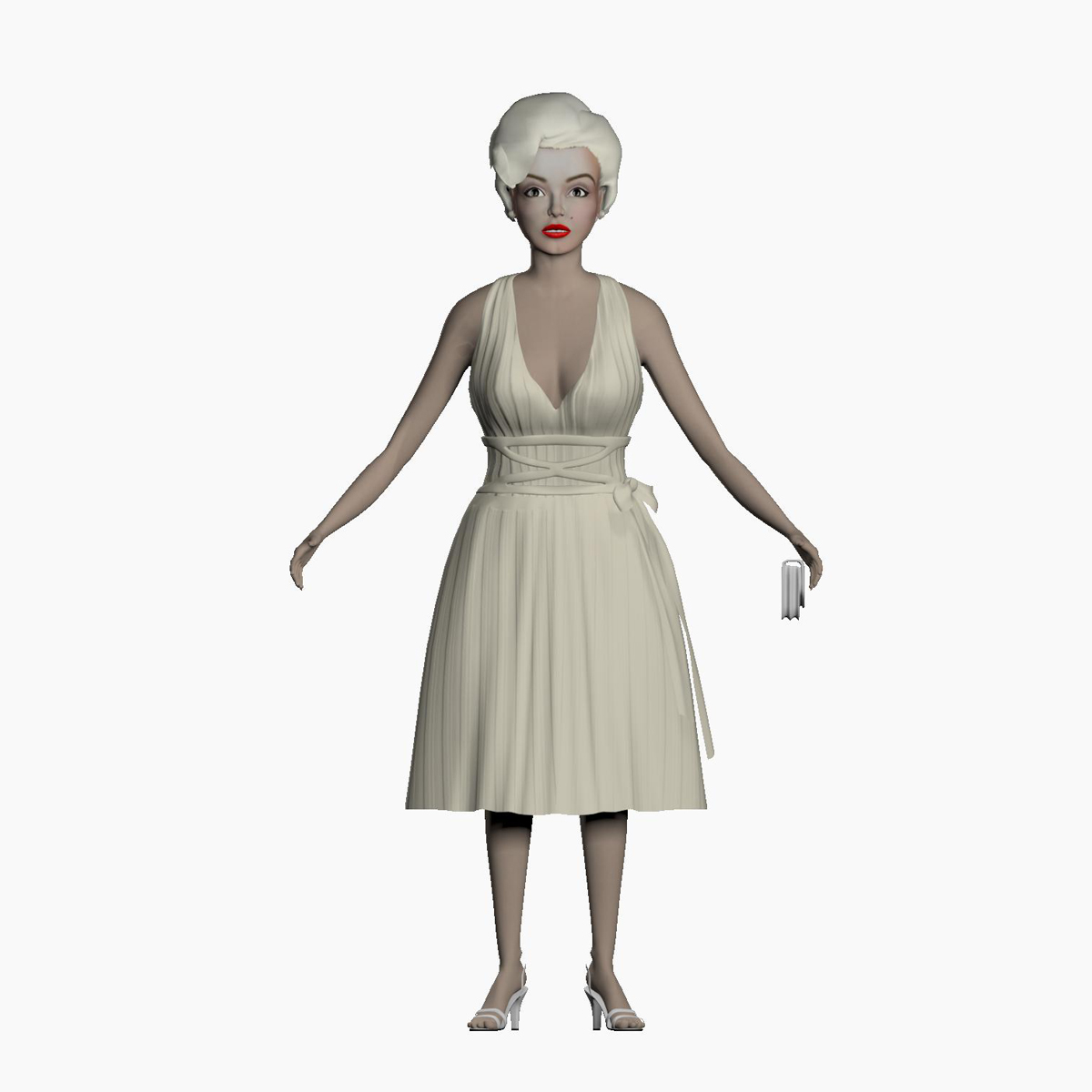 human lady girl 3d max