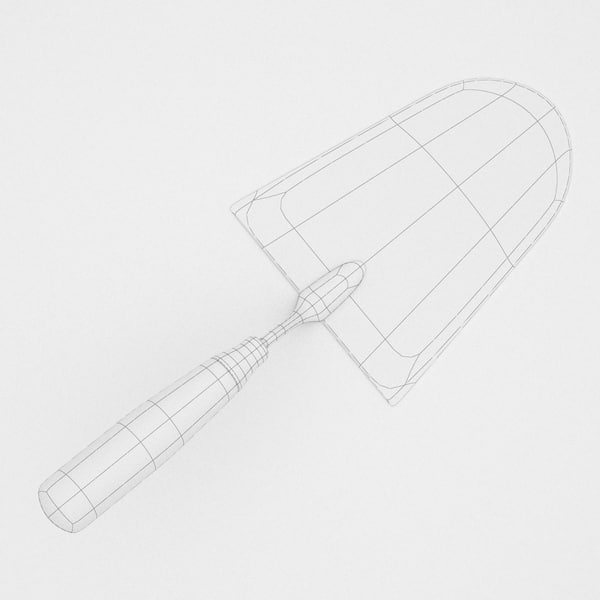 trowel 001 3d max