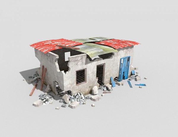 Destroyed Building Blender Models for Download | TurboSquid