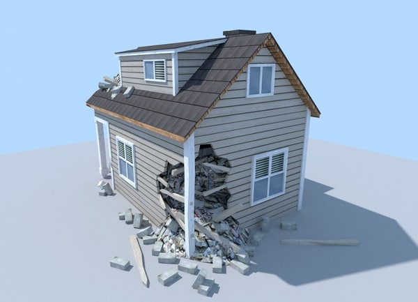 Destroyed Building Blender Models for Download | TurboSquid